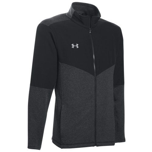 Under Armour Team Elite Fleece Full Zip Jacket Mens For All Sports Clothing Blacksteel
