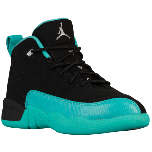 Jordan Retro 12 - Girls' Preschool - Basketball - Shoes - Black ...