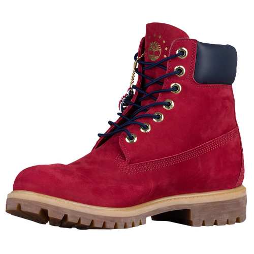 Timberland 6" Premium Waterproof Boots - Men's - Casual - Shoes - Red