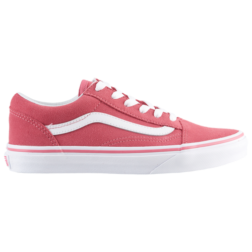 Vans Old Skool Girls Grade School Casual Shoes Desert Rosetrue White