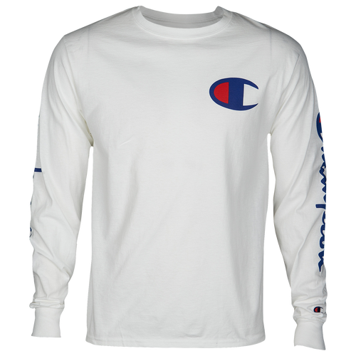 Champion Graphic Long Sleeve T-Shirt - Men's - Casual - Clothing ...